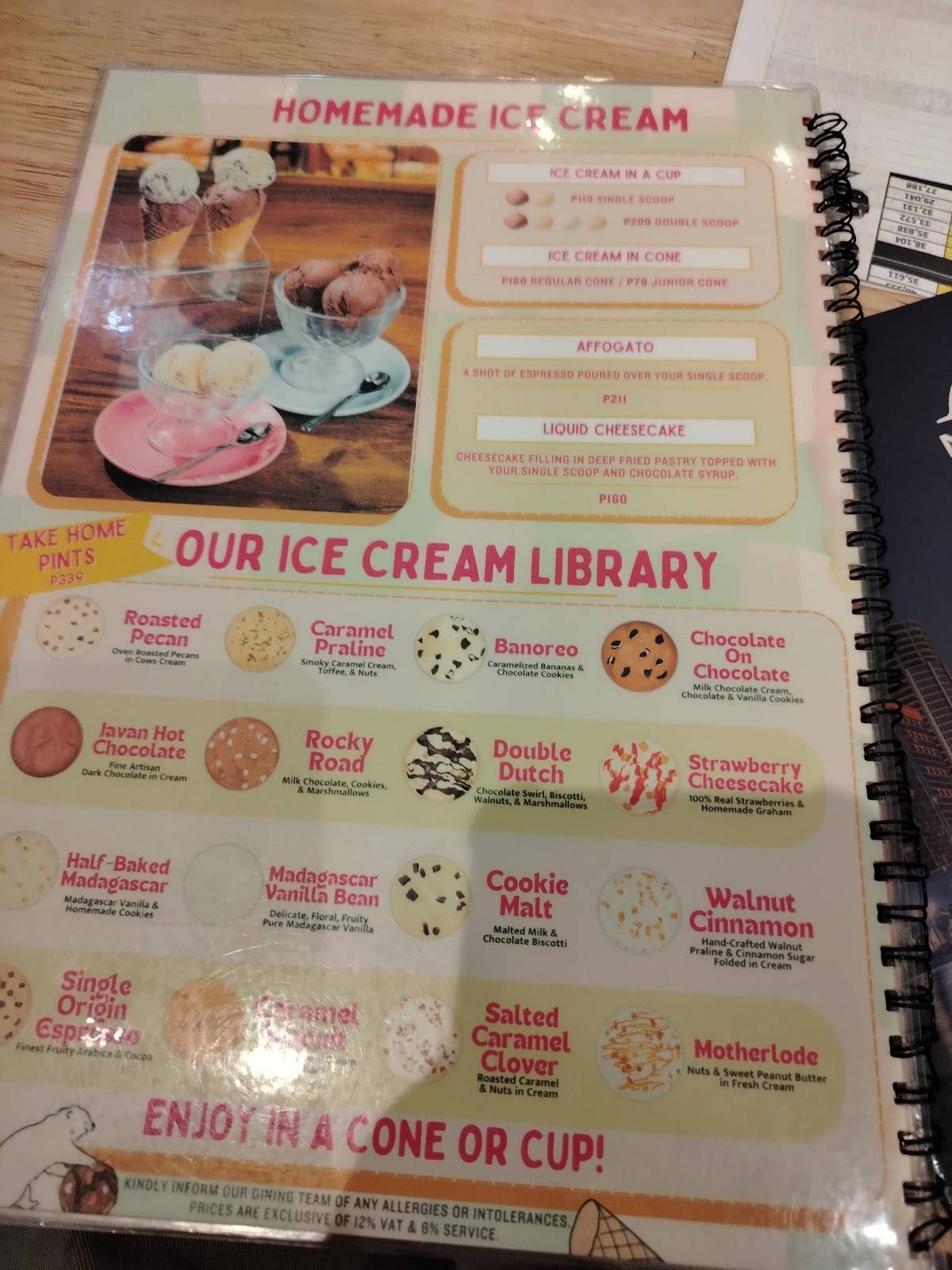 Menu at Mad Mark's Creamery SM North Edsa, North Tower restaurant ...