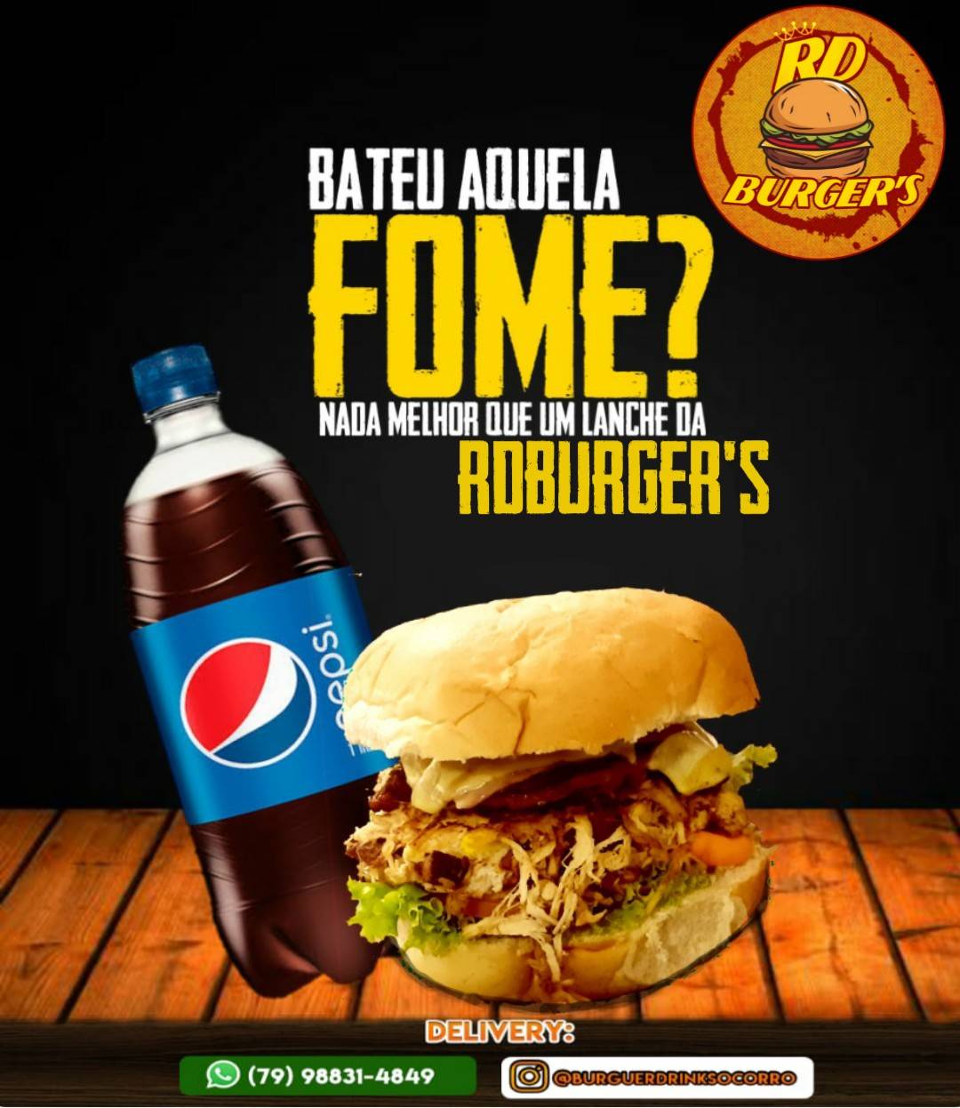 Menu at RD BURGER'S restaurant, Aracaju