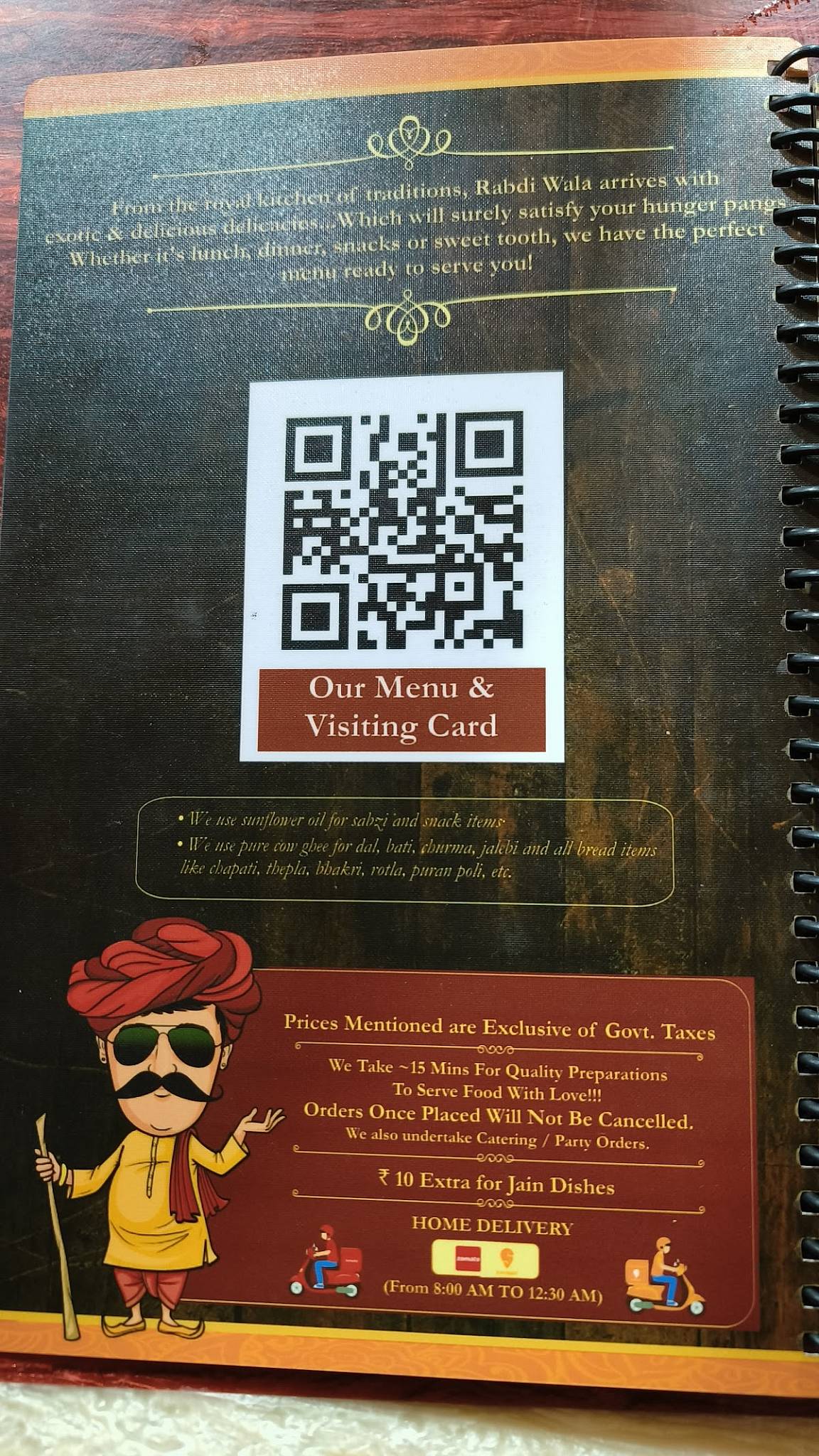 Menu at Rabdi Wala, Mumbai, Shop No 8