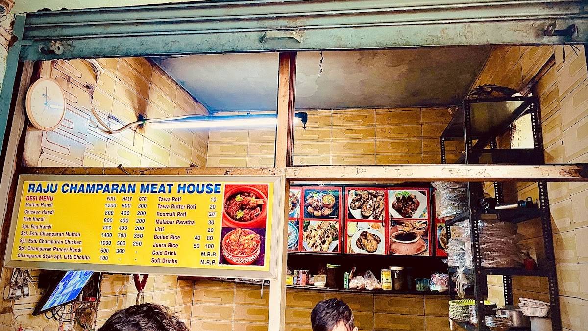 Menu at Raju Champaran Meat House, New Delhi, Shop No G