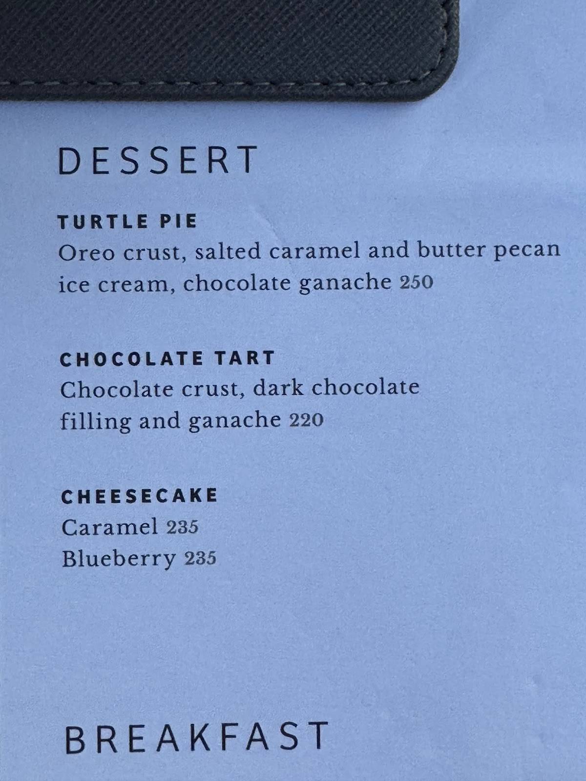 Menu at Rali's Restaurant, Subic Bay Freeport Zone