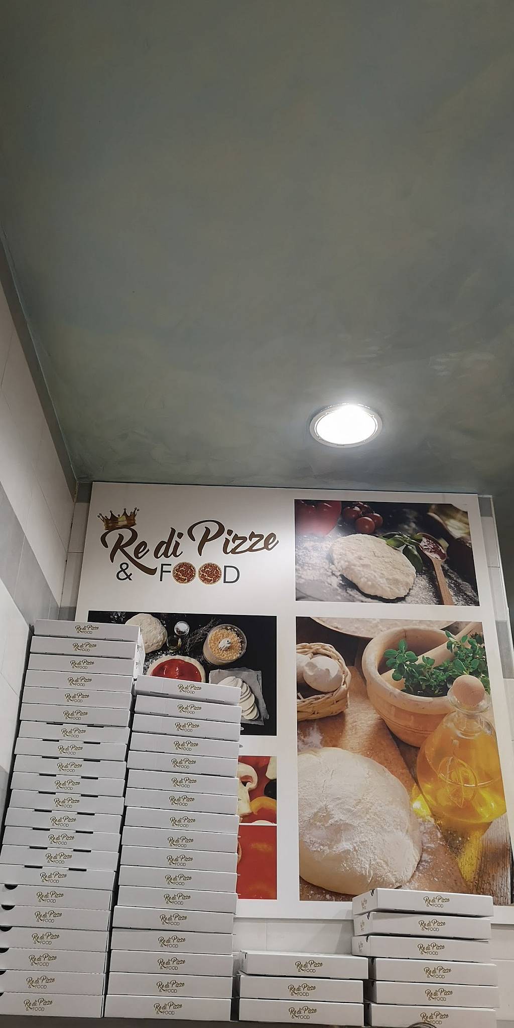 Carta del restaurante Re di Pizze, Bolonia