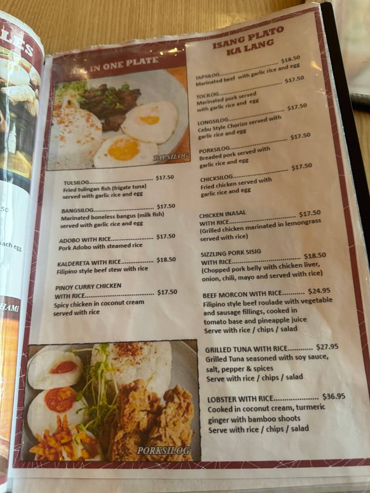 Menu at Ready Eddies Cafe, Cockburn Central, unit 5c/817 Beeliar Dr