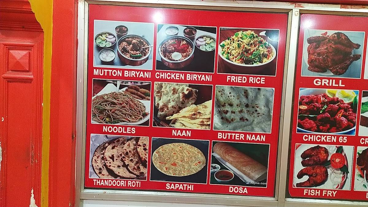 Menu at Red Chilli, India, 1