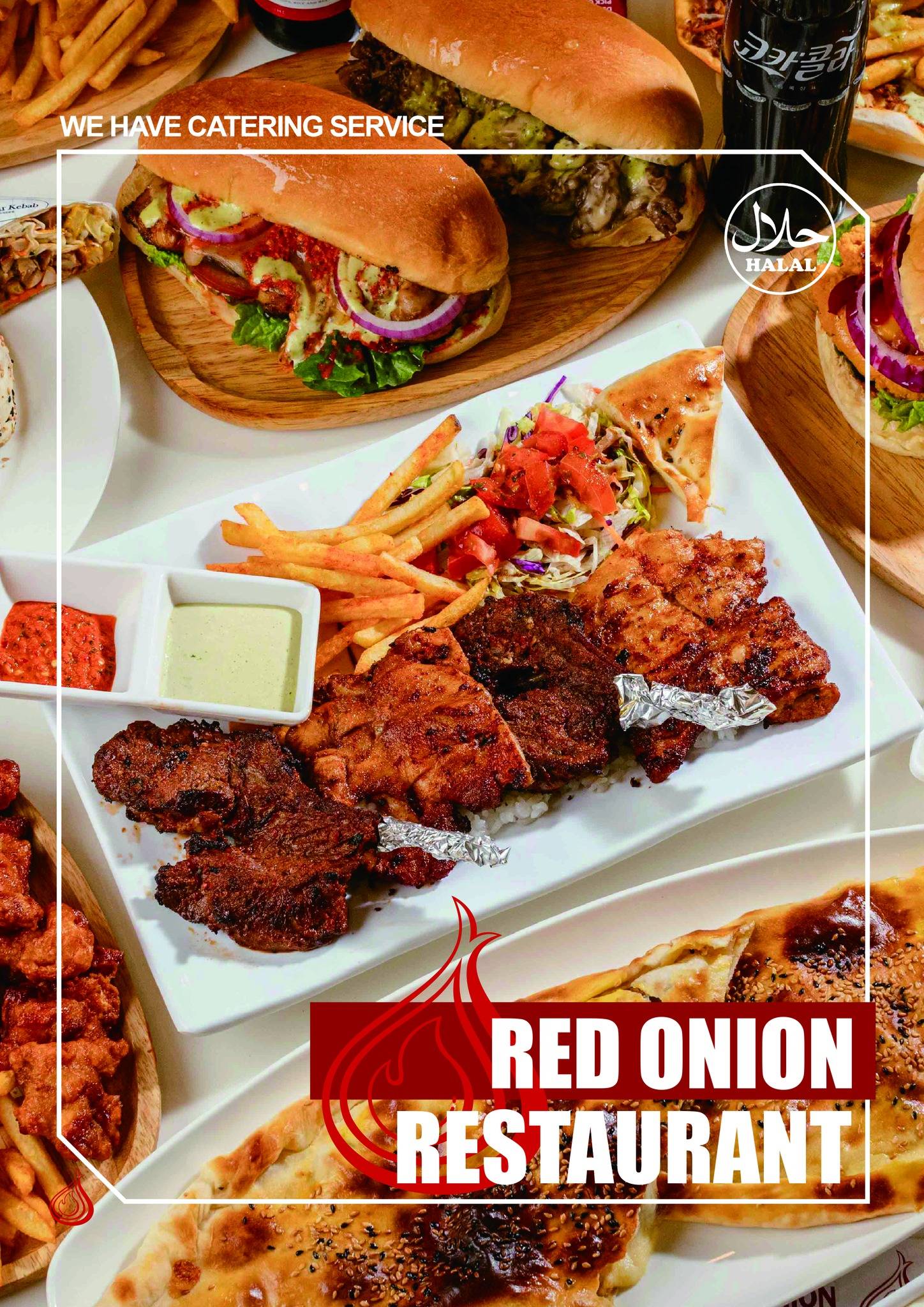 Menu at Red Onion restaurant, Pyeongtaek-si
