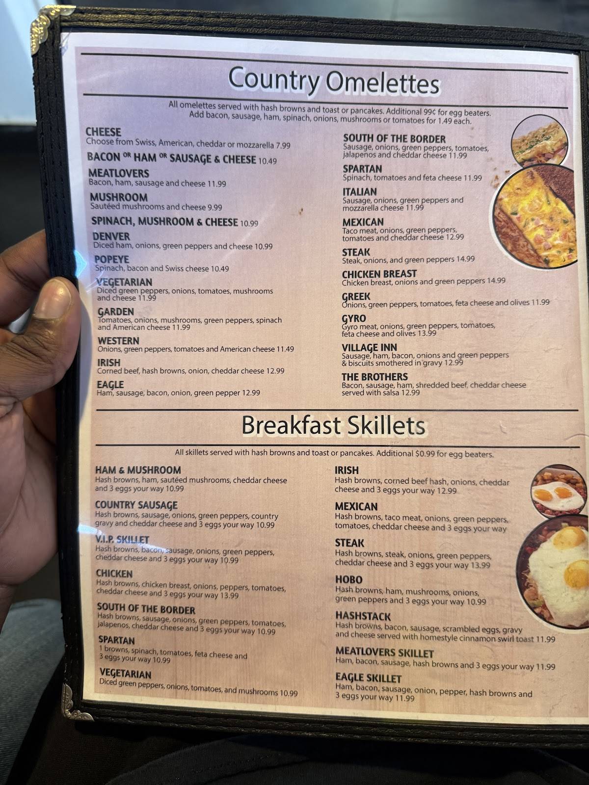 Menu at Alton Village Inn Pancake House restaurant, Alton