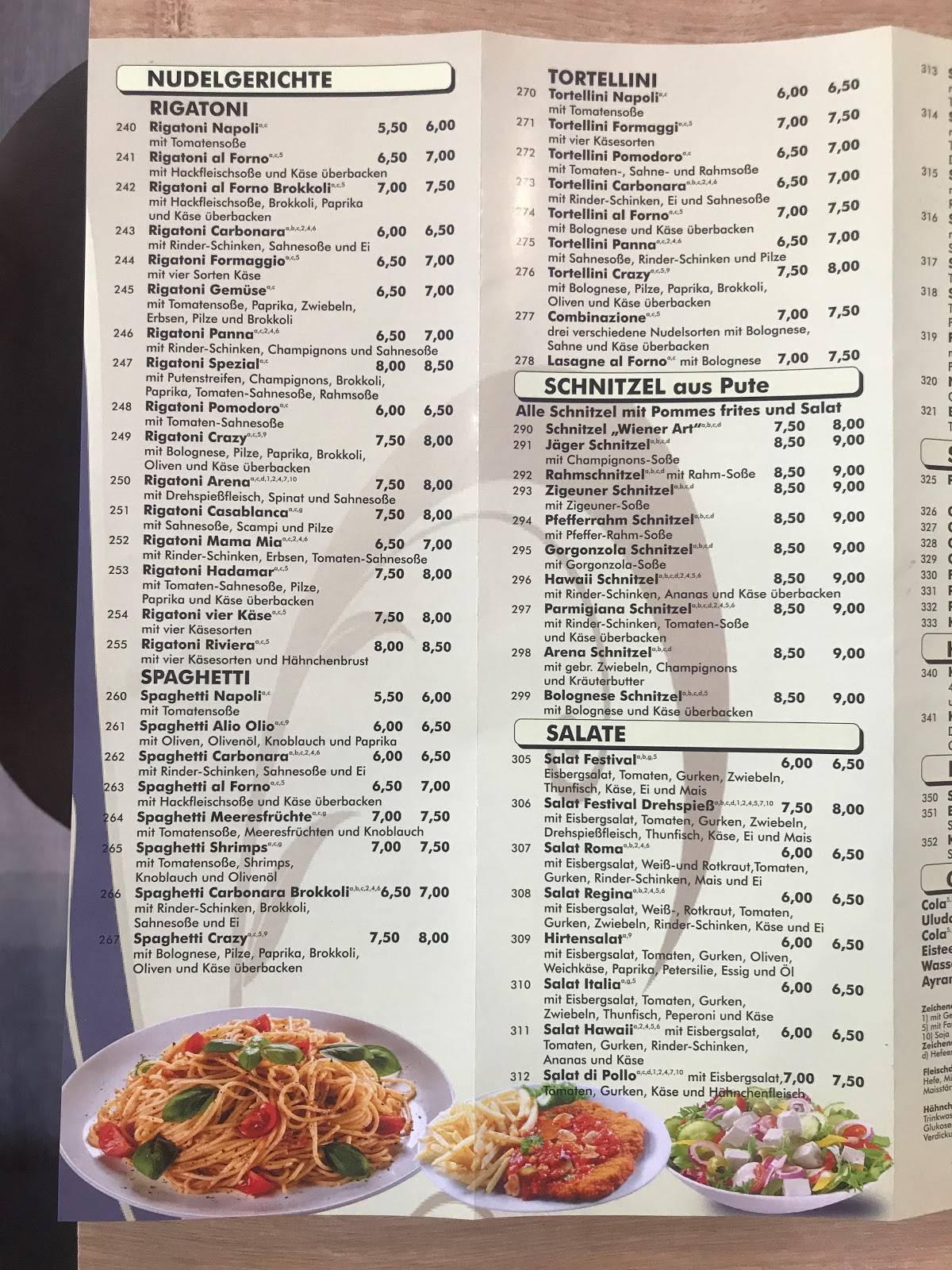 Speisekarte von Arena Kebap Haus restaurant, Hadamar