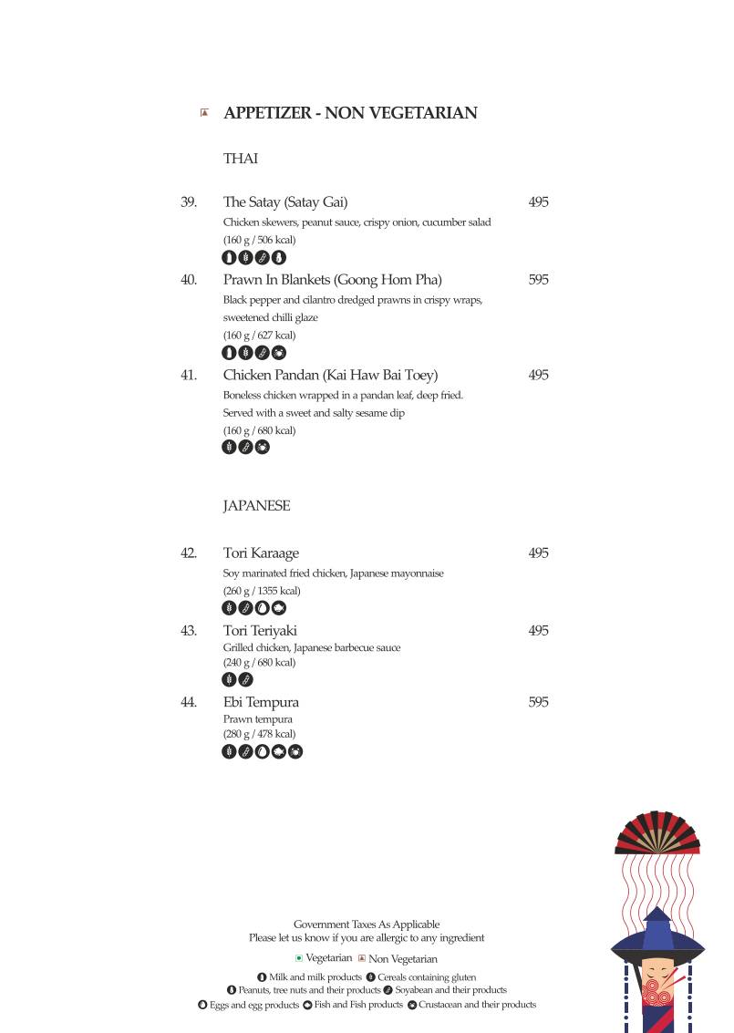 Menu at Asia kitchen by Mainland China, Chennai, 94