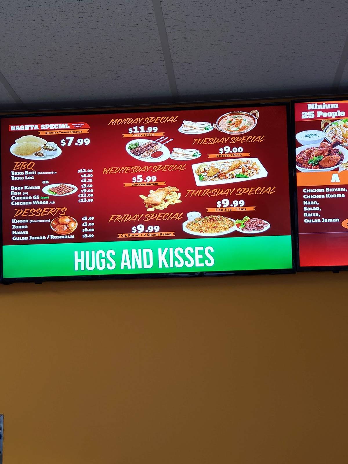 Menu at BIRYANI BOYZ restaurant, Milton