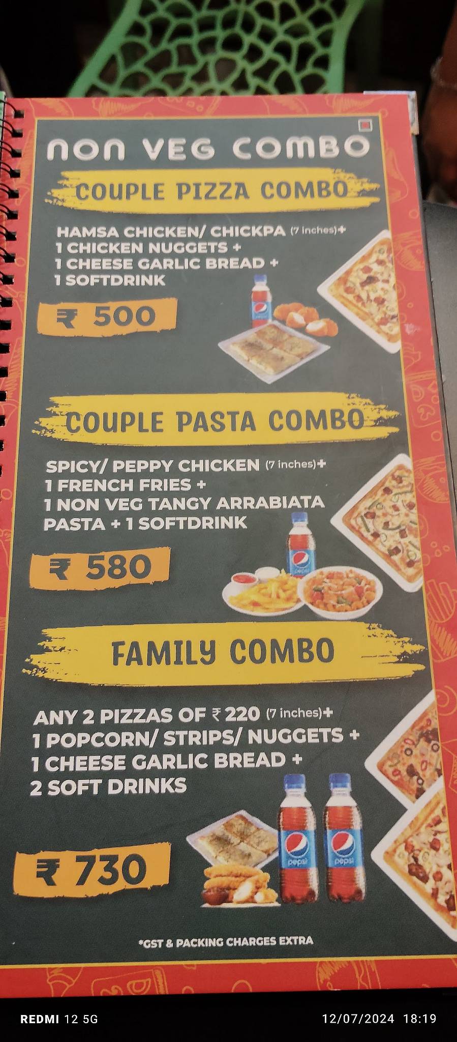 Menu at Bocs Pizza Ranipet, Walajapet
