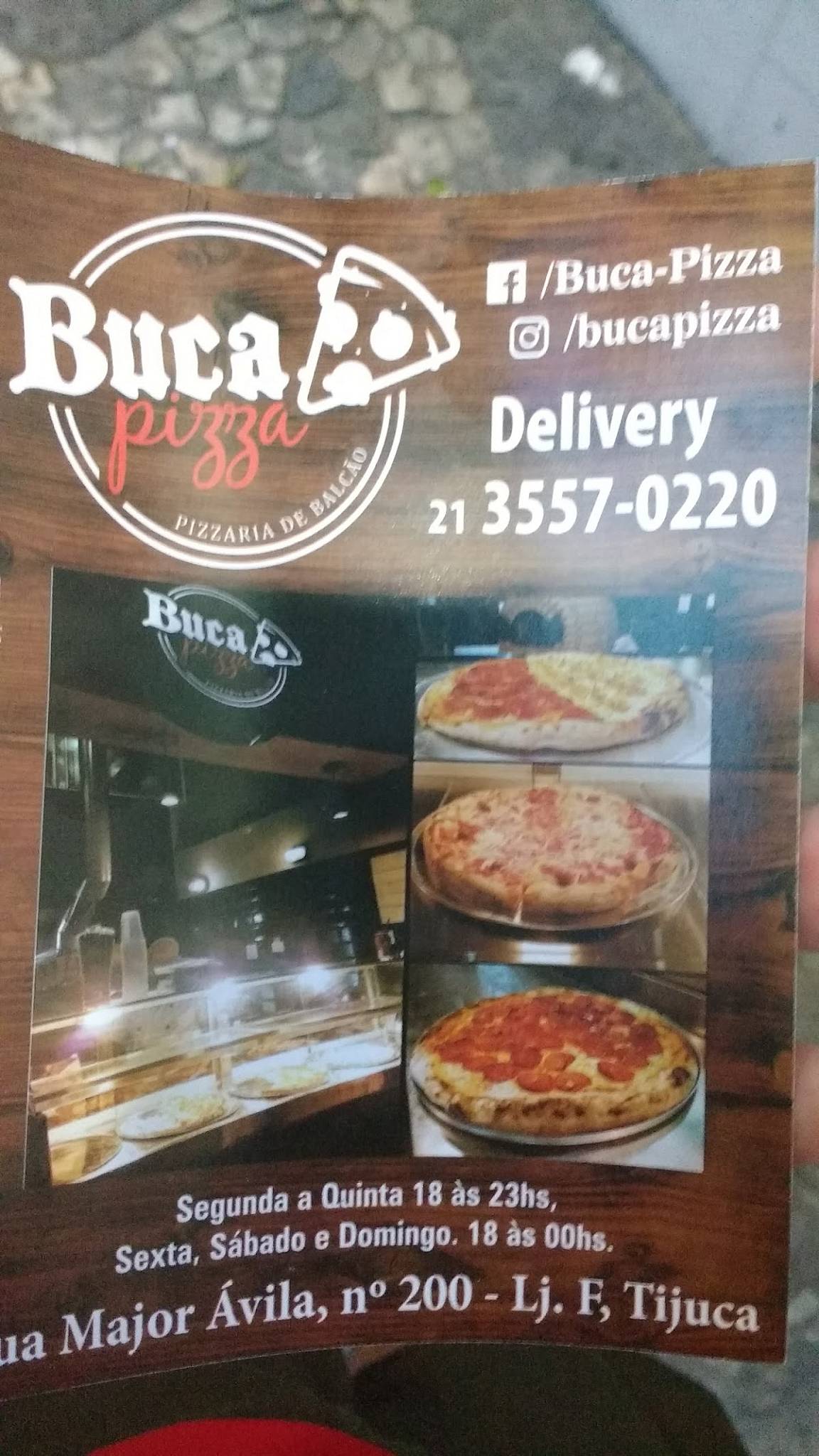 Menu em Buca Pizza restaurante, Rio de Janeiro