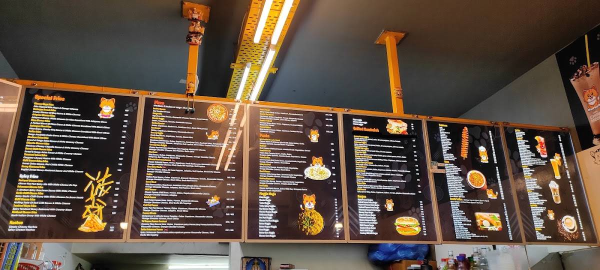 Menu at Cafe Chow Meow, Pune