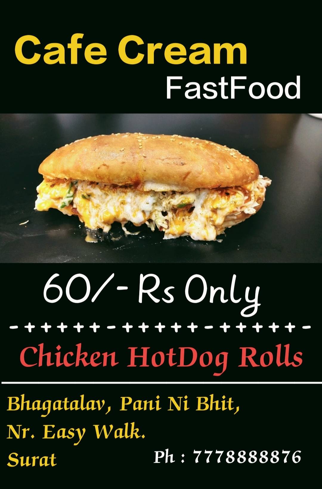 Menu at Cafe Cream Fastfood - Surat, Surat