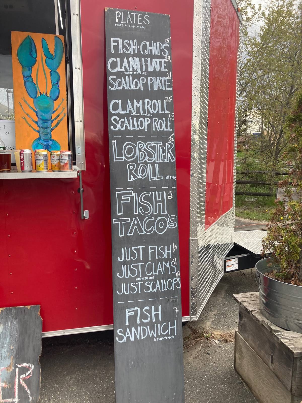 Menu at Captain Jack's Roadside Shack restaurant, Easthampton