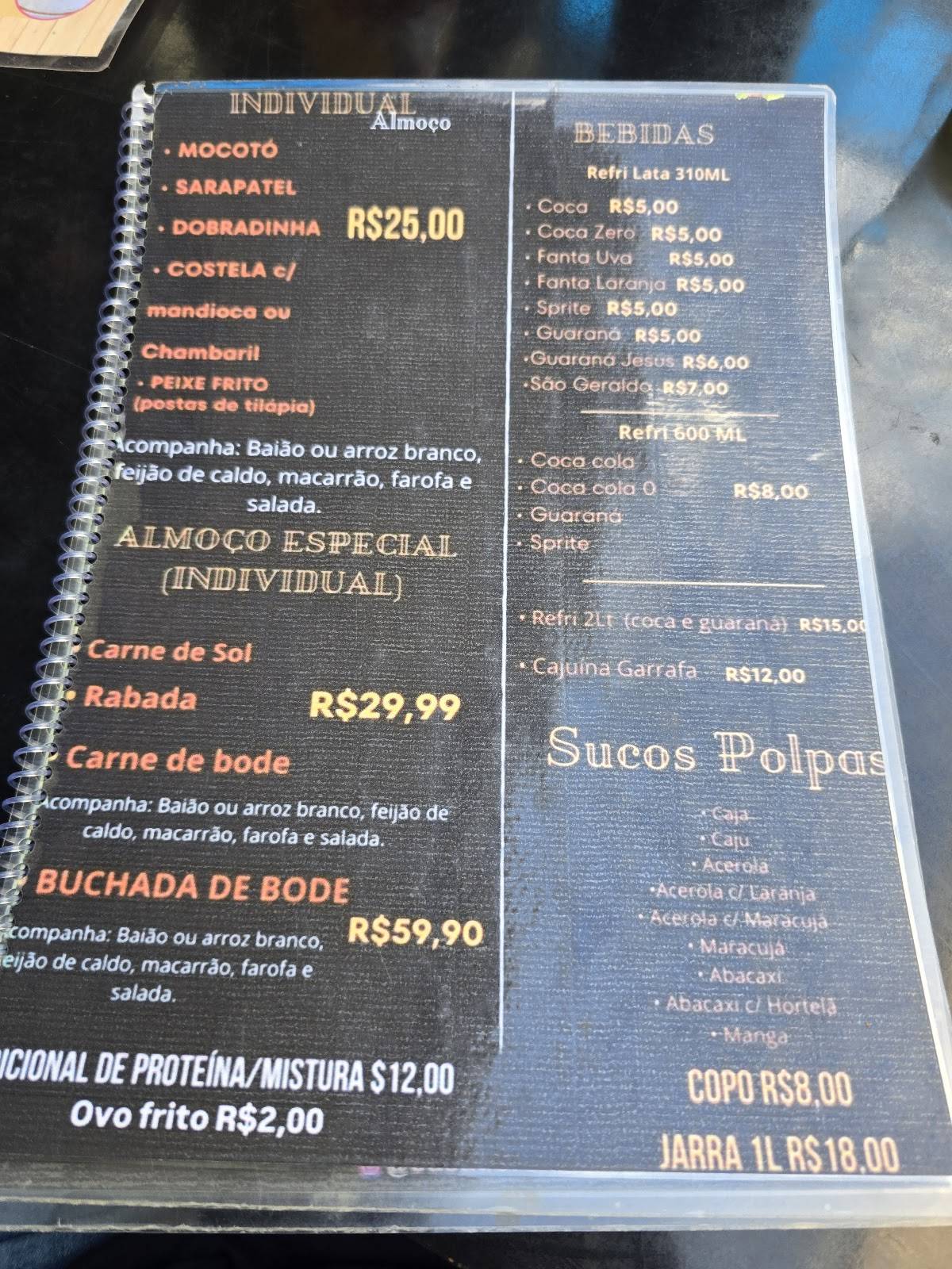 Menu em Casa Do Roni comida nordestina restaurante, Taguatinga