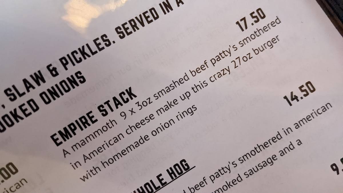 Menu at Cattle & Co Llanelli restaurant, Llanelli
