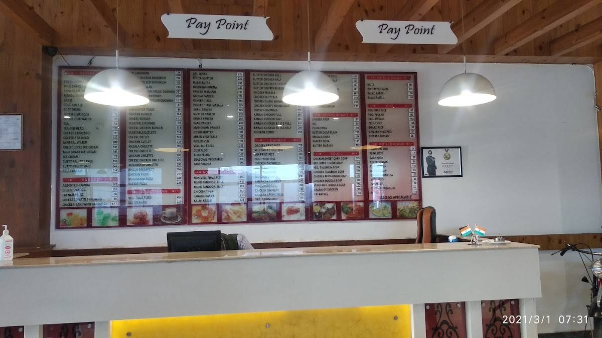 Menu at Cheetal Grand, Khatauli, Khatauli Bypass