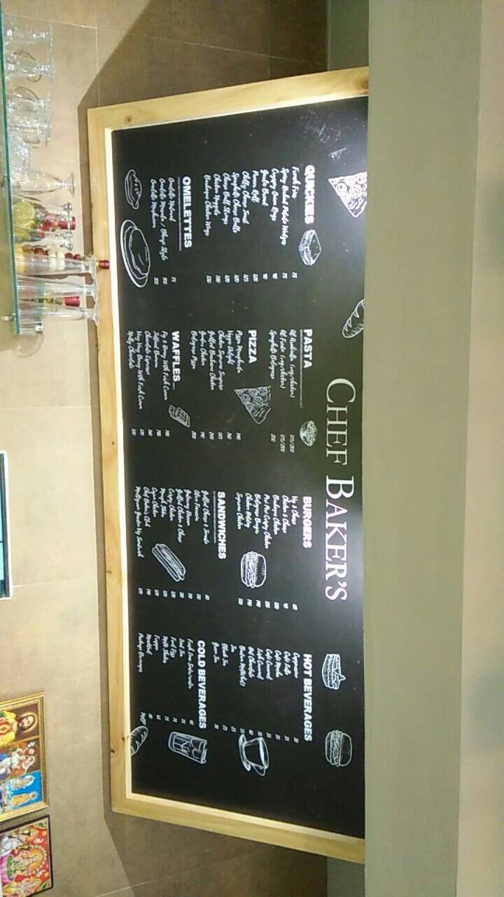 Menu at Chef Bakers Hyderabad, Bengaluru
