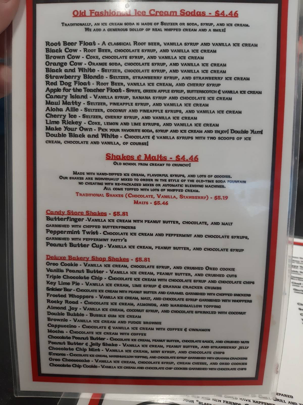 Menu at Chill Grill restaurant, Rock Springs, Elk St