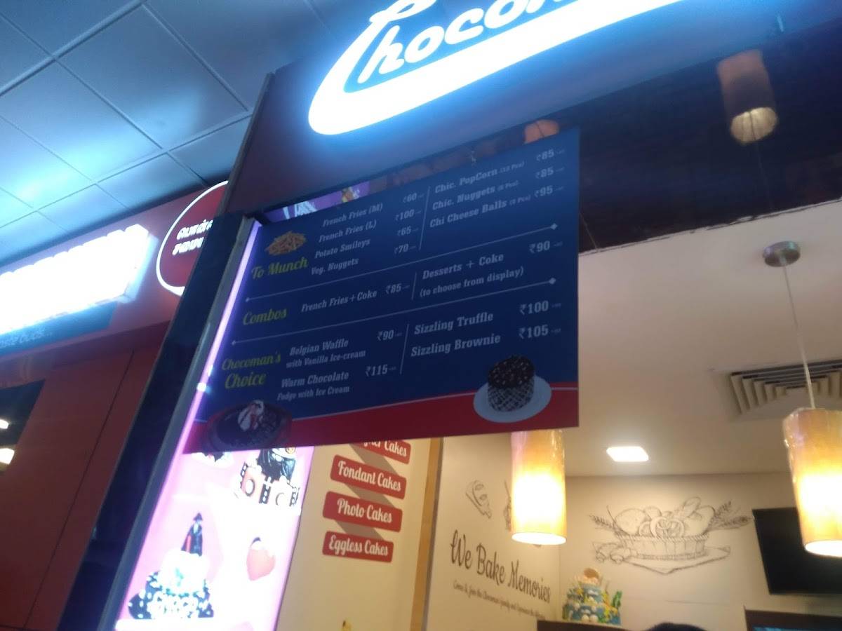 Menu at Chocomans, Chennai, Ascendas IT Park Phase 1 Food Court