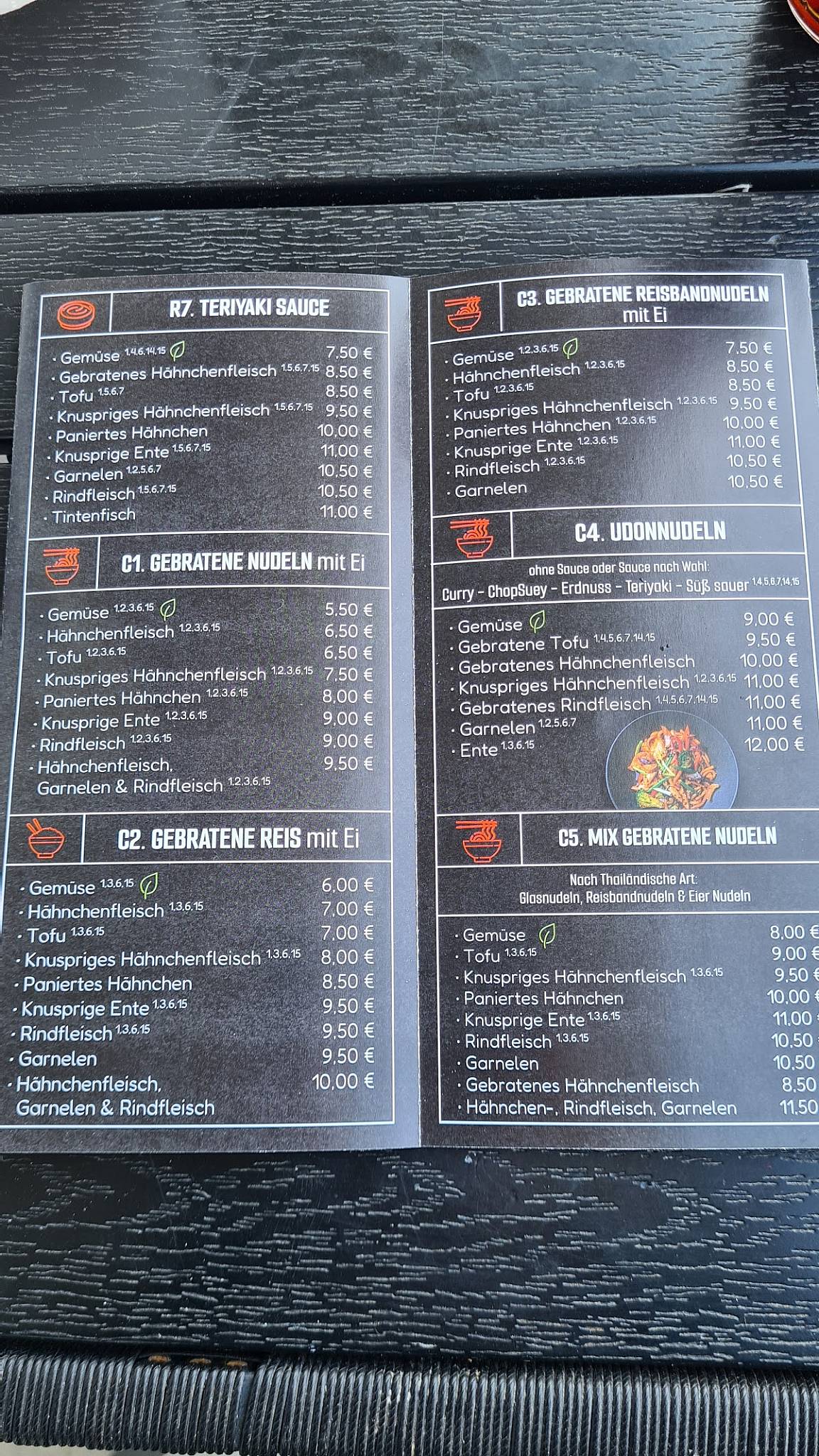Speisekarte von Com Asia Street Food Passau restaurant, Passau