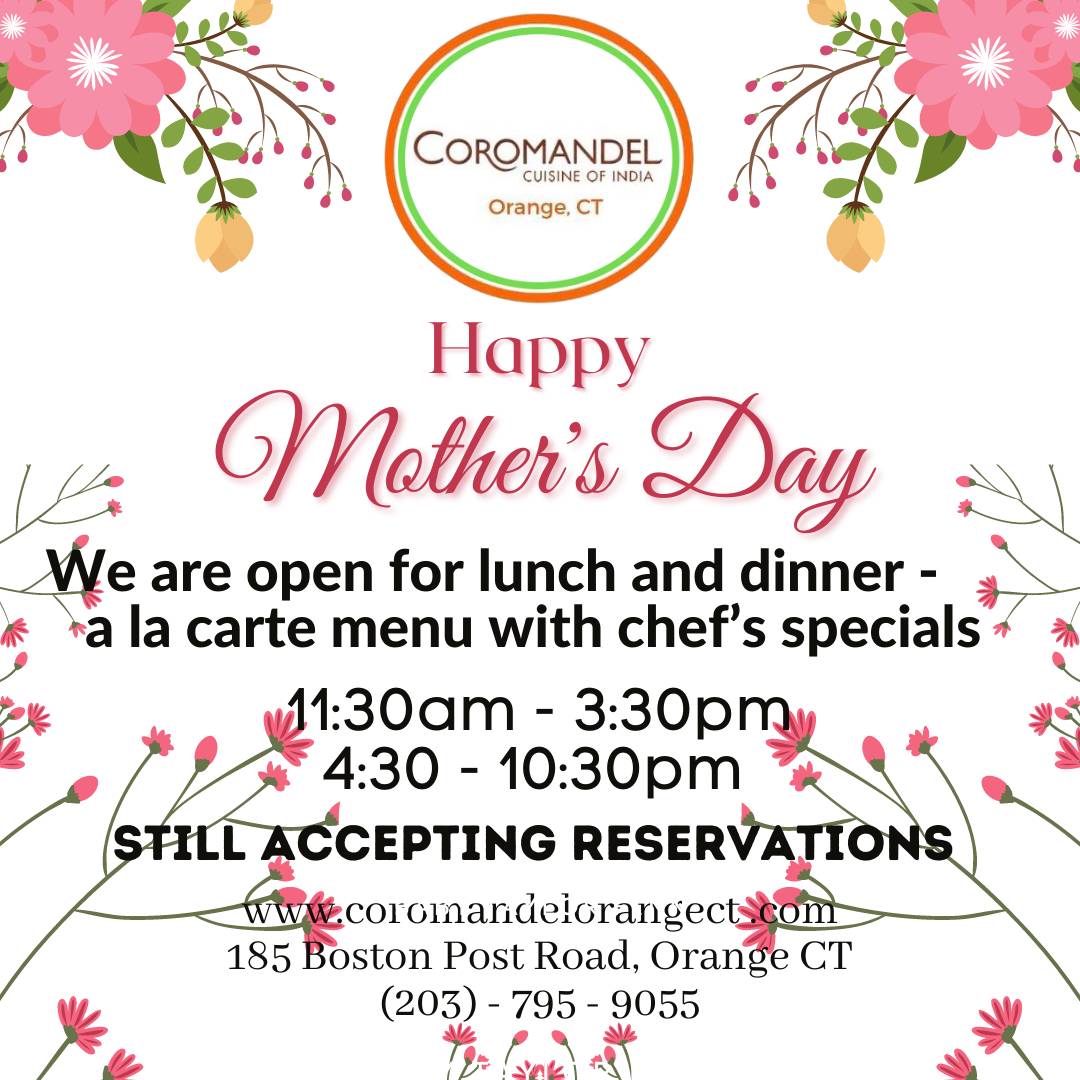 Menu at Coromandel Cuisine Of India restaurant, Orange