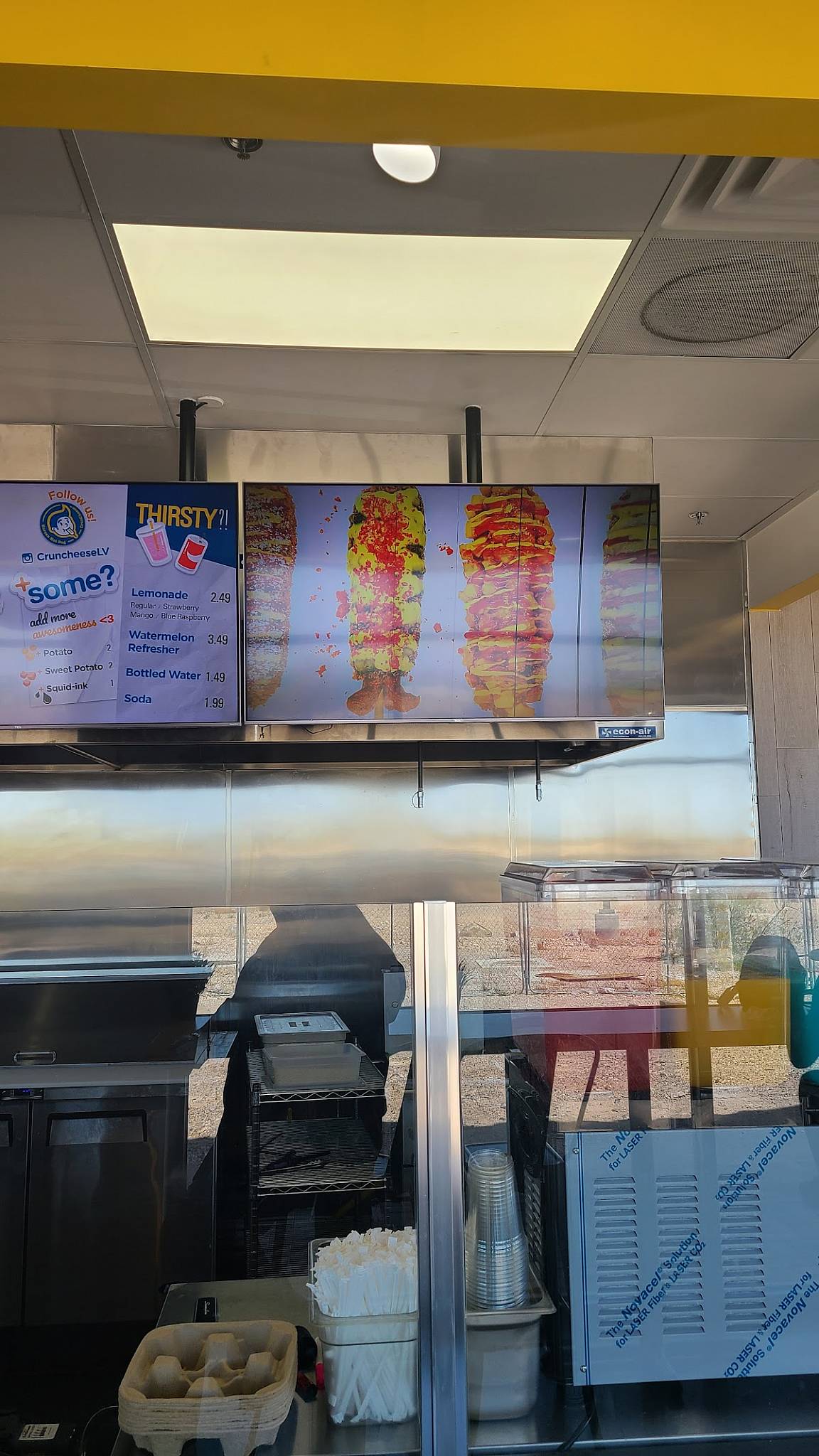 Menu at CrunCheese Korean Hot Dog- Blue Diamond restaurant, Las Vegas