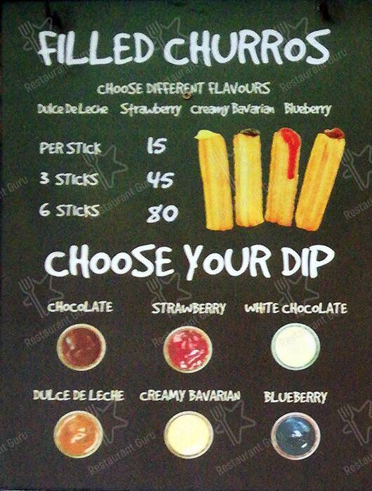 Menu at Don's Original Spanish Churros restaurant, Manila, HXGM+5FV