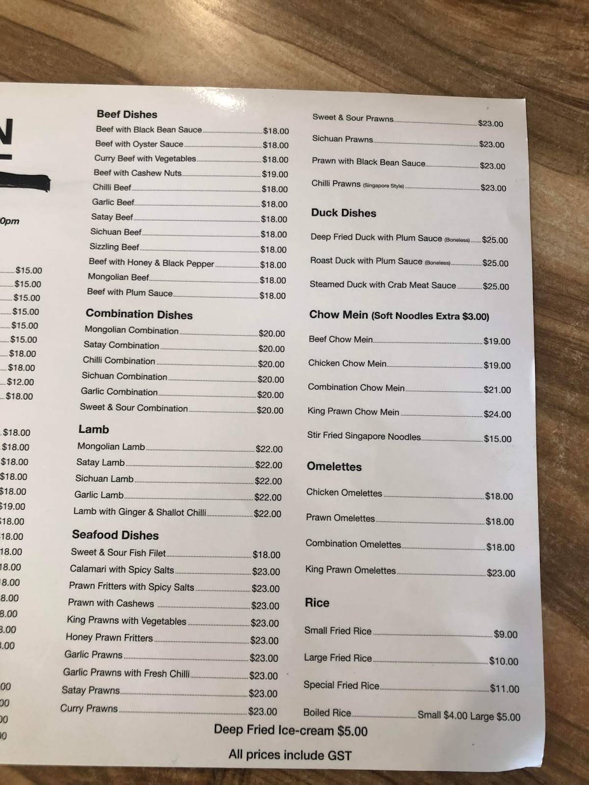 Menu at Doo Duck Inn restaurant, Wagga Wagga, Shop 1/44-66 Fernleigh Rd