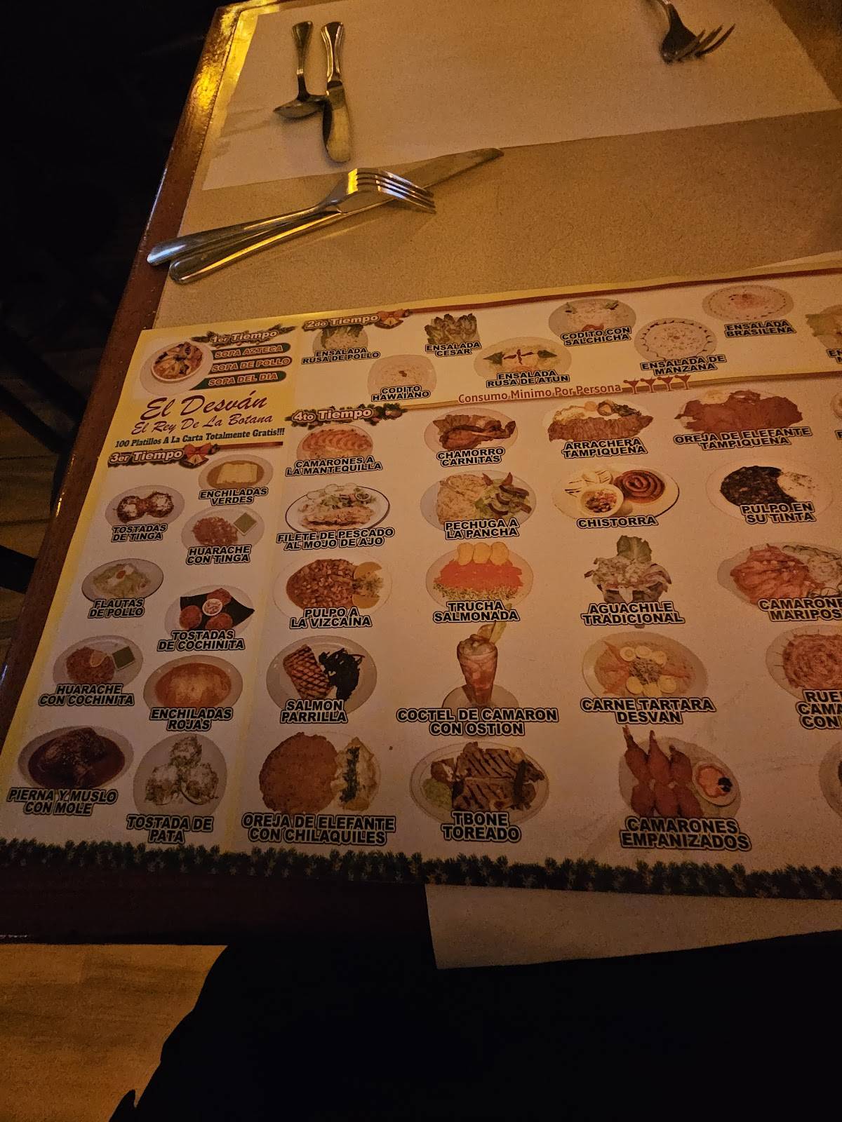 Carta del restaurante El Desván Montevideo, Ciudad López Mateos, Nte ...