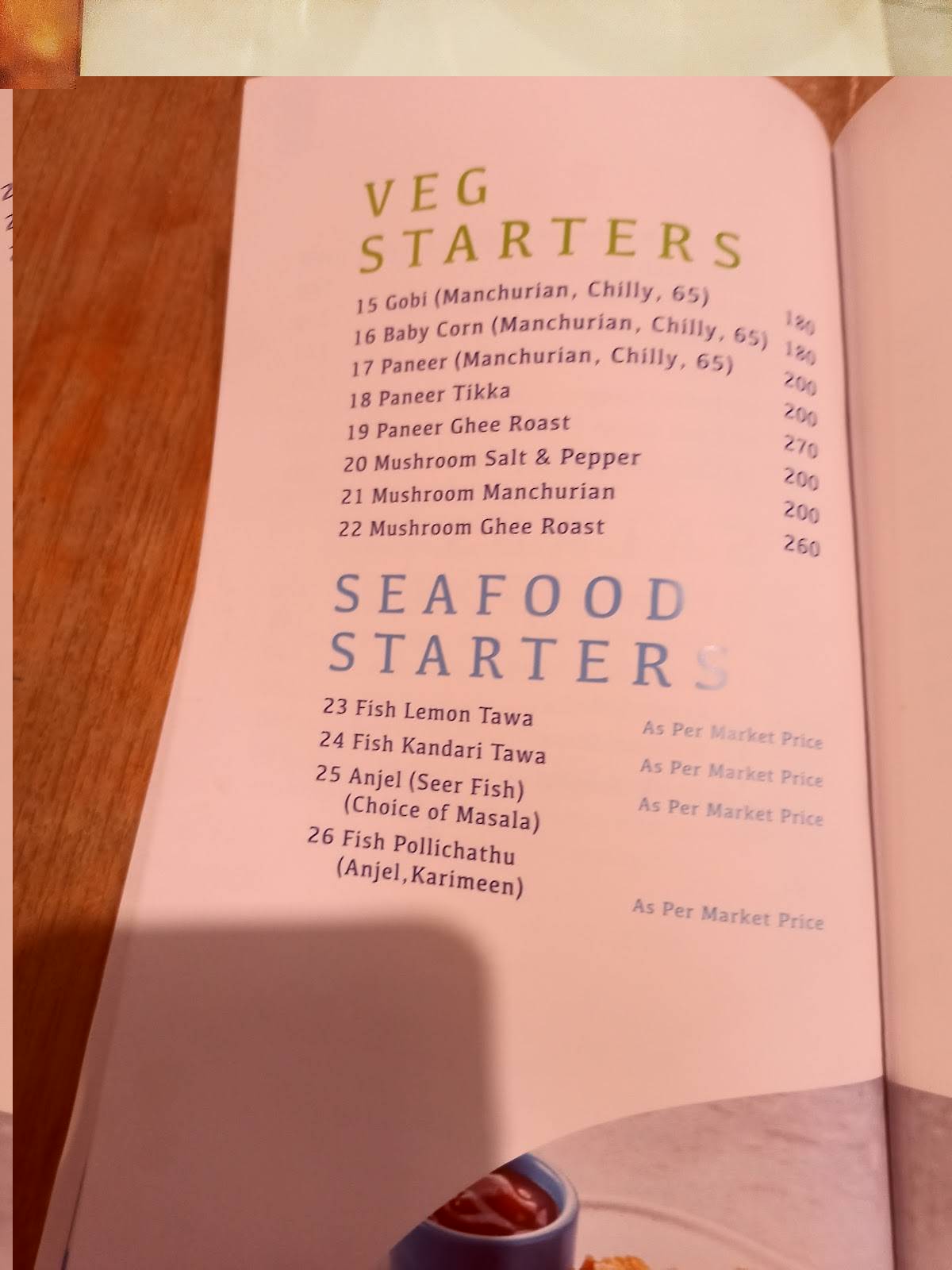 Menu at Fresh Catch Seafood Restaurant, Mysuru, /3