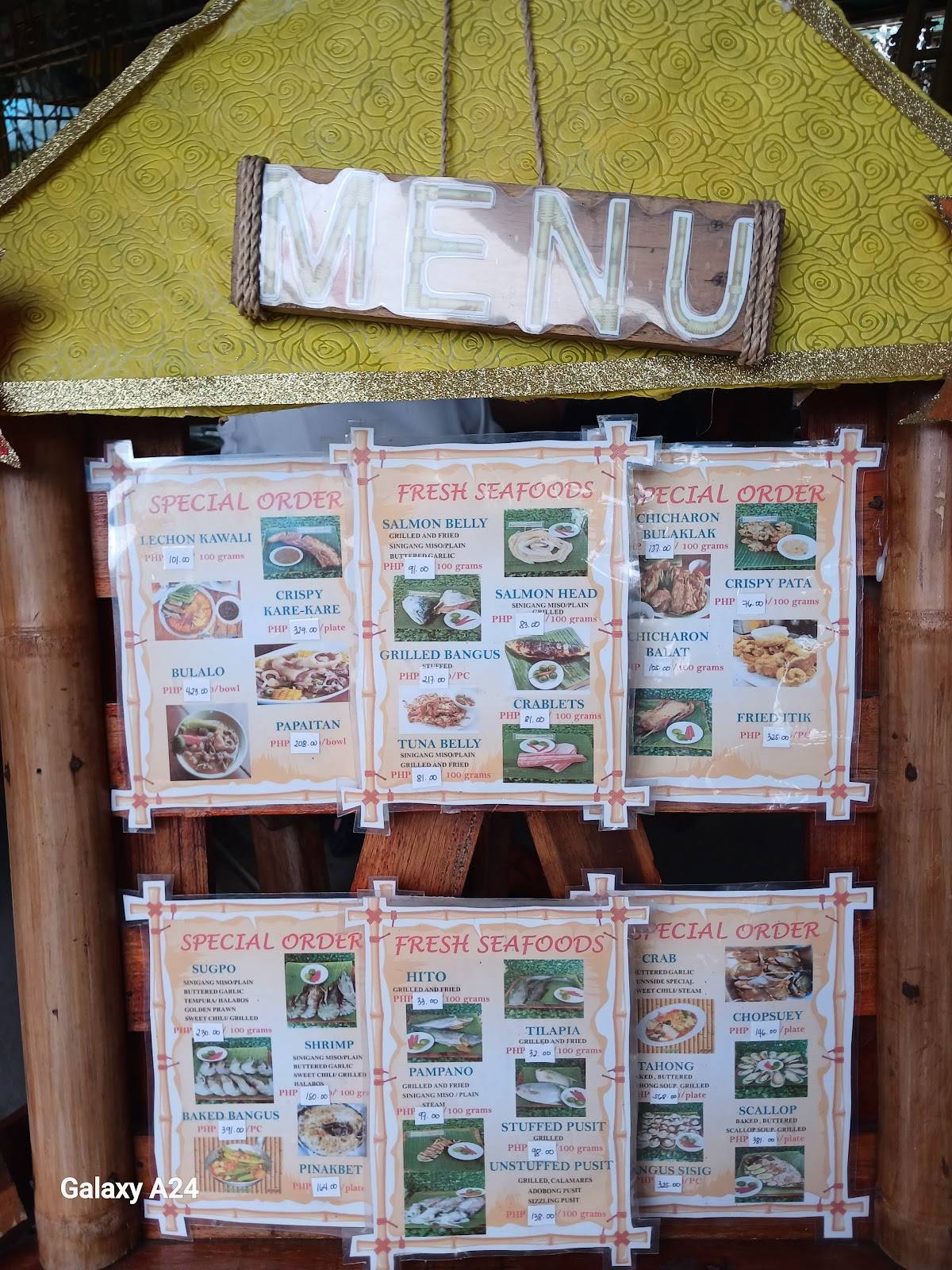 Menu at Funnside Ningnangan - Silang restaurant, Silang