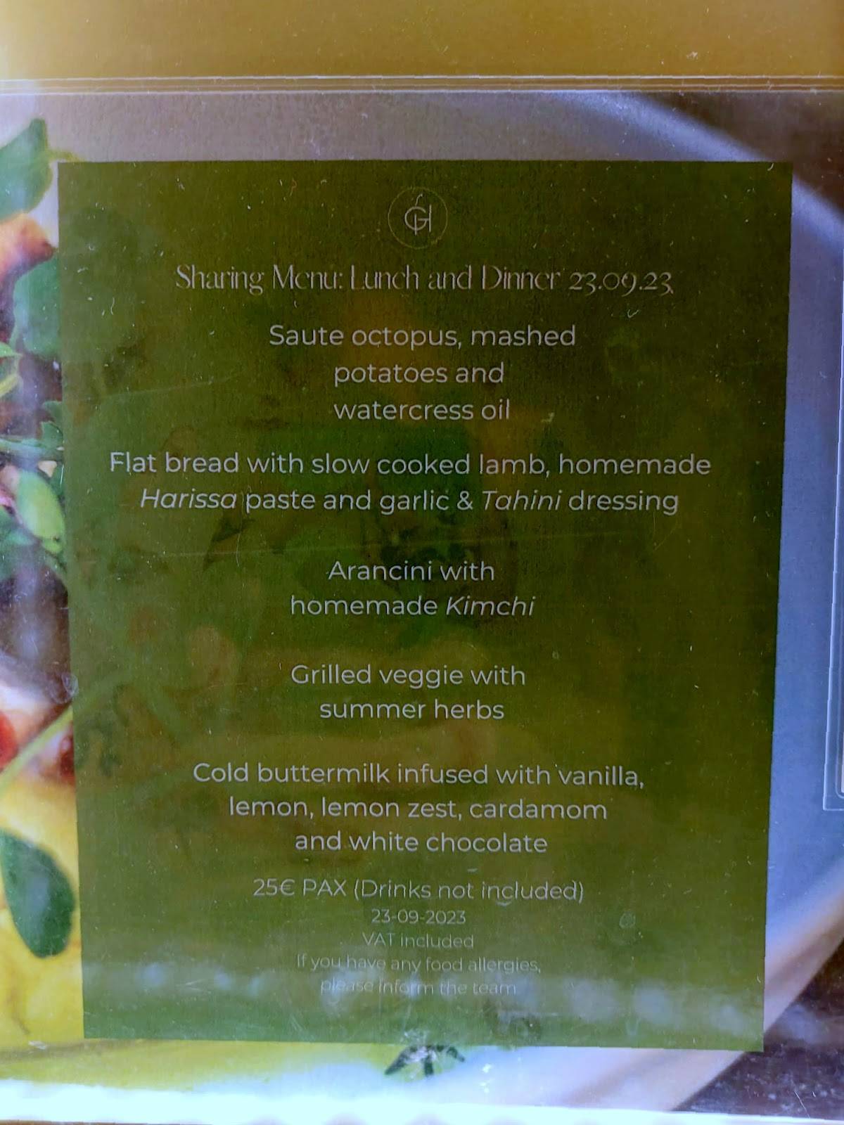 Menu em GH Restaurant & Café Restaurante & Bar no Porto Portuguese ...