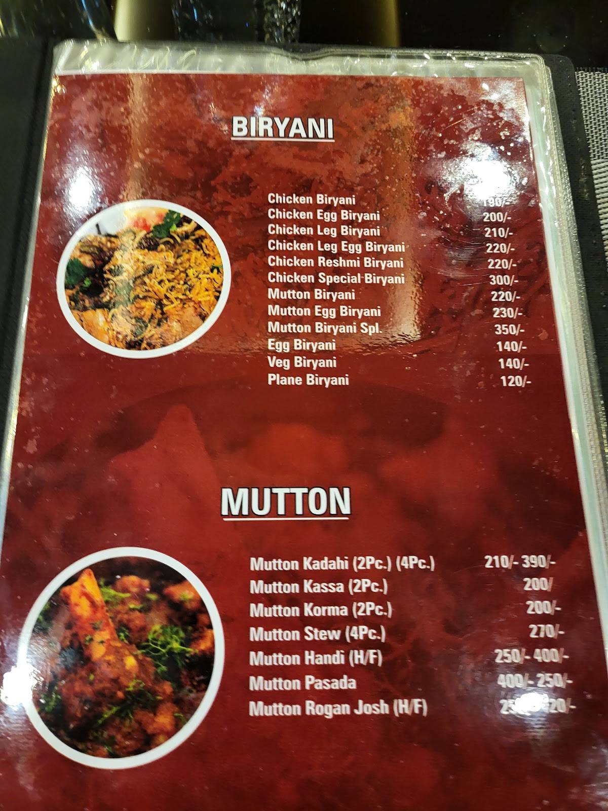 Menu at GRAND BIRYANI MAHAL, Bihar Sharif