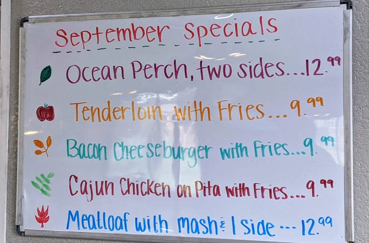 Menu at Harvest Time Family Restaurant, Monticello