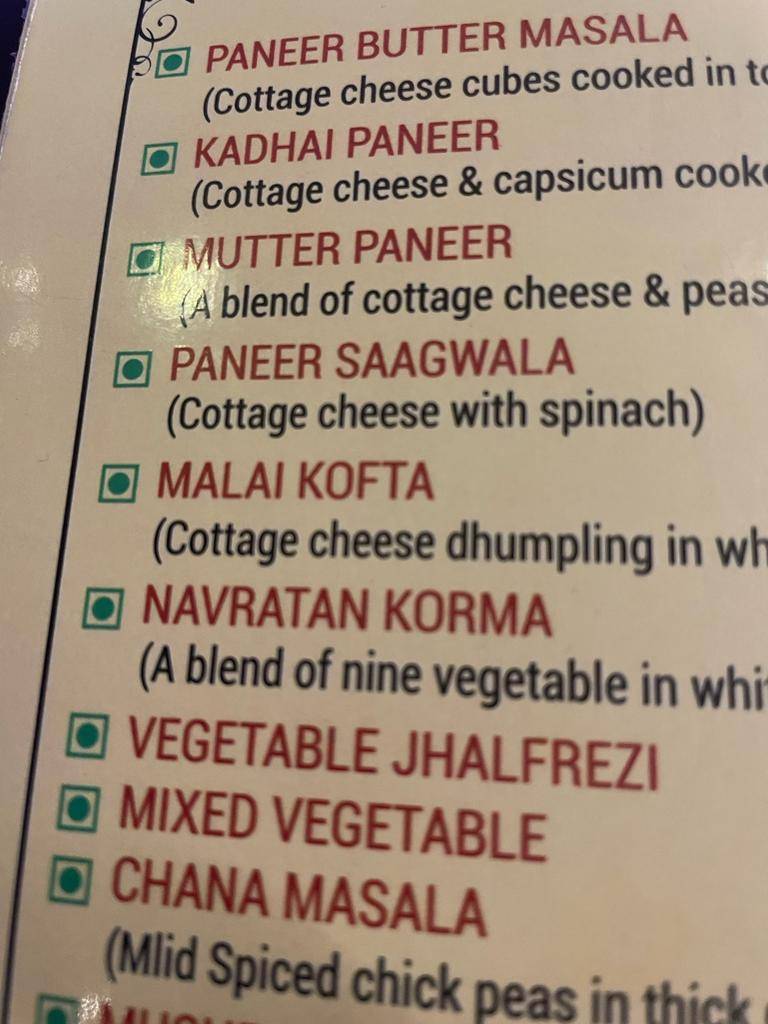 Menu at Heritage Cuisine, Jaipur, Plot no 2 East Govind Nagar Dussehra ...
