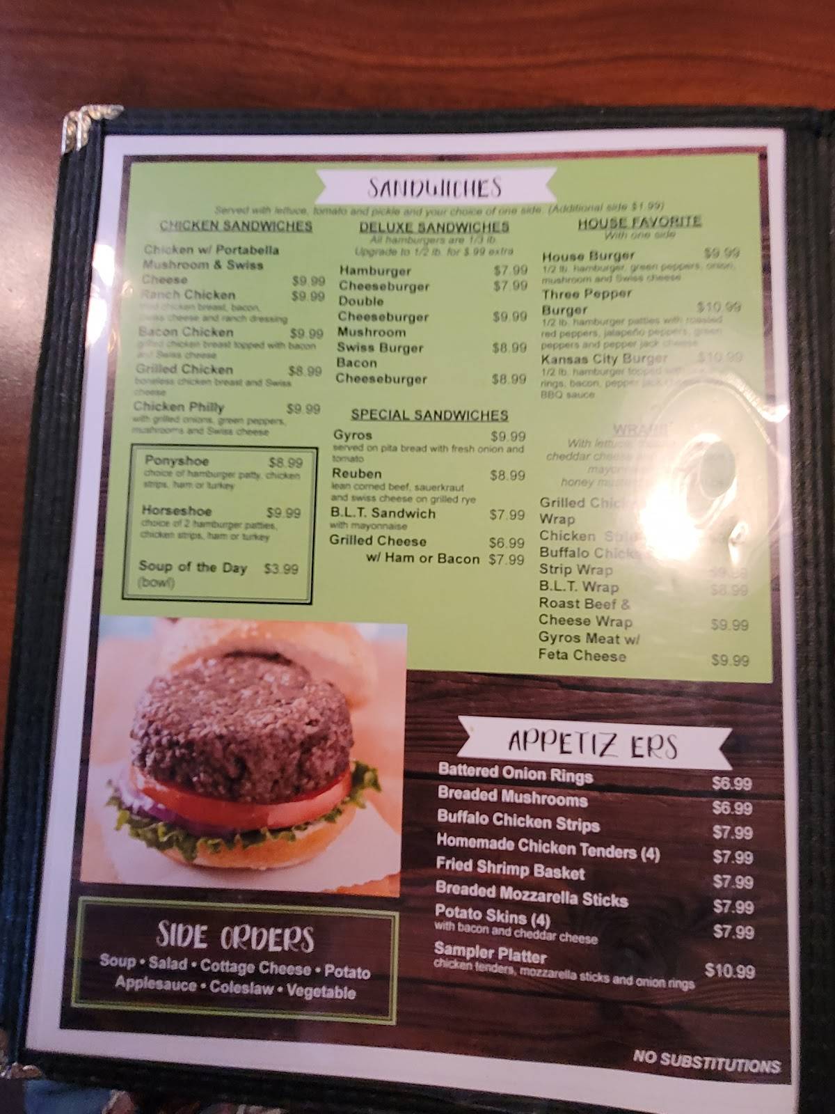 Menu At Hickory Grove Restaurant Alton