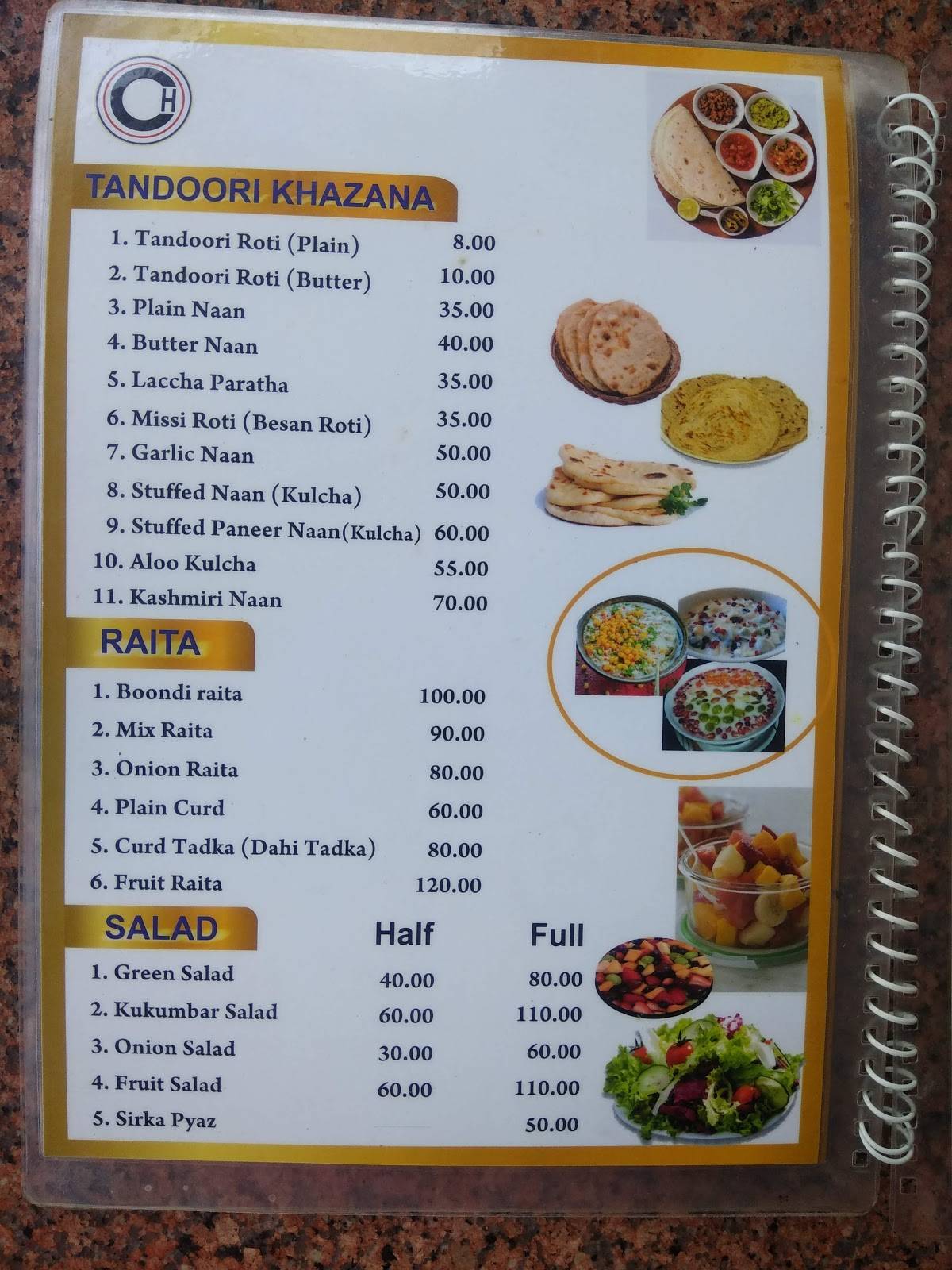 Menu at JANTA CHAUHAN DHABA, Bhautipratappur