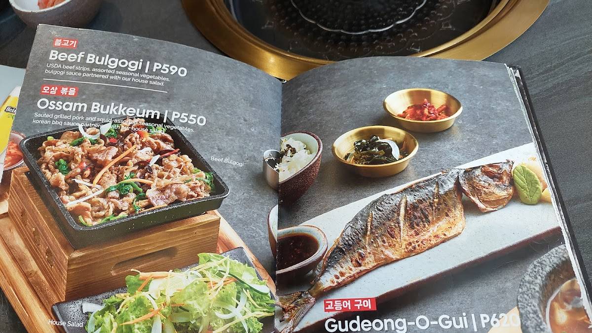 Menu at Jin Joo Korean Grill - Bonifacio High Street restaurant, Taguig