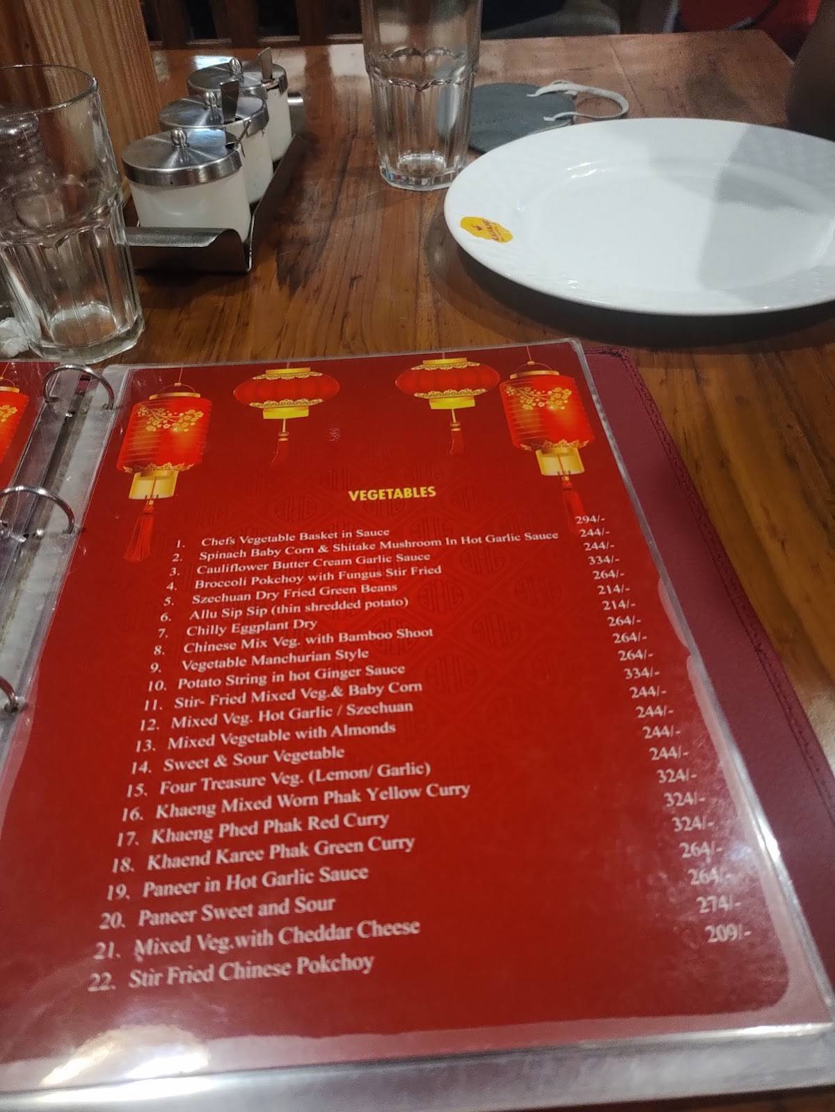 Menu at Kalsang Restaurant, Chandigarh