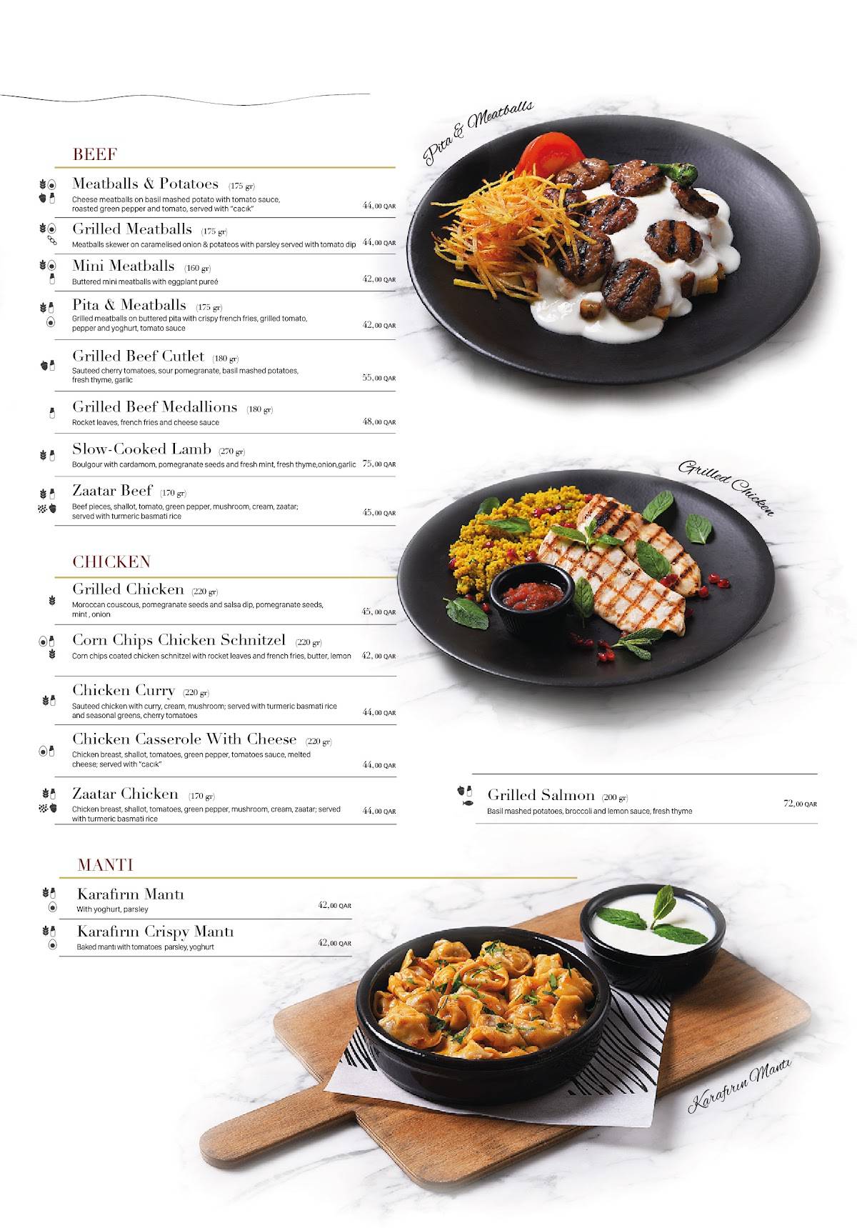 Menu at KARAFIRIN DOHA FESTIVAL CITY restaurant, Doha, 9CMV+C7W