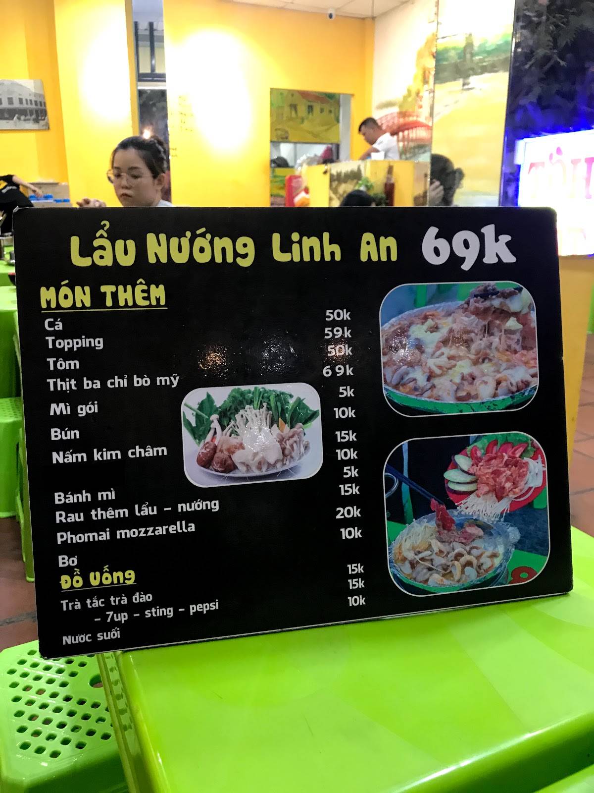 Menu at Lẩu nướng Linh An - CN Gò Vấp restaurant, Ho Chi Minh City