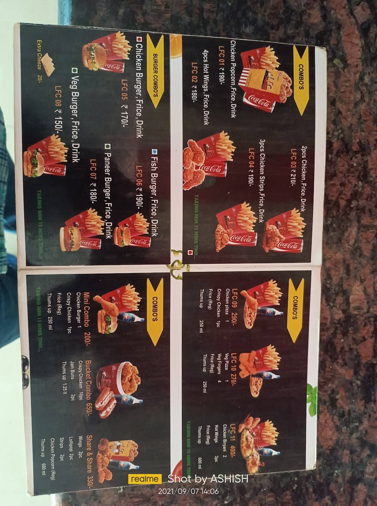 Menu at LAKSHMI FRIED CHICKEN (LFC), Kavali
