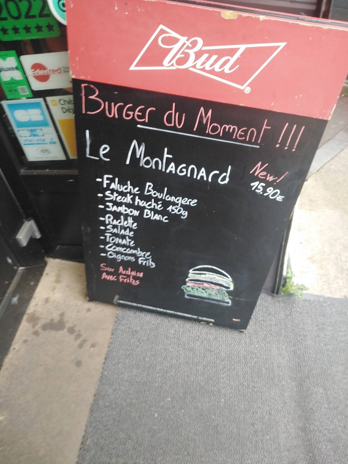 Menu au La Loco restaurant, Lens