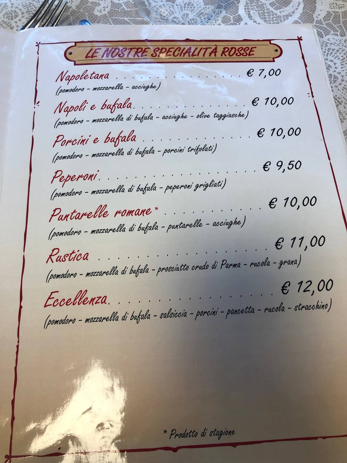 Menu da La Casetta Del Gad ristorante, Oulx