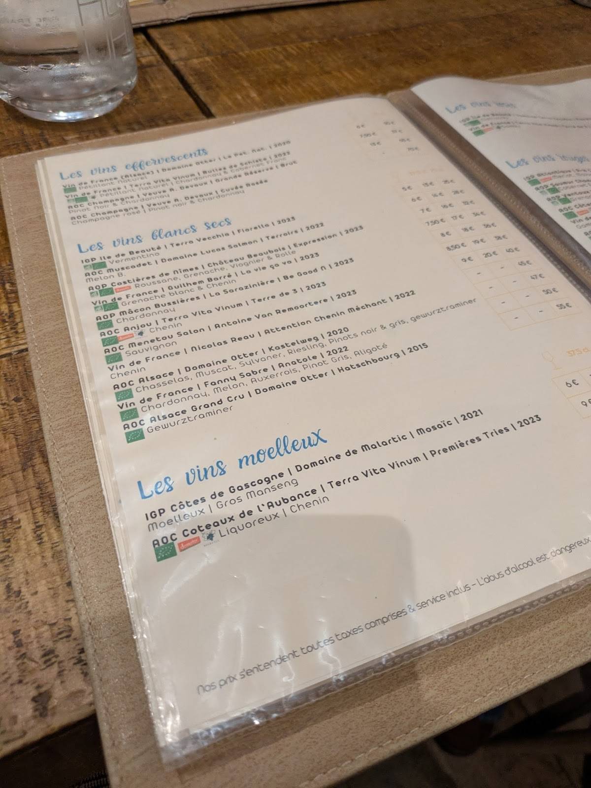Menu au Le 21ème Commis restaurant, Morlaix