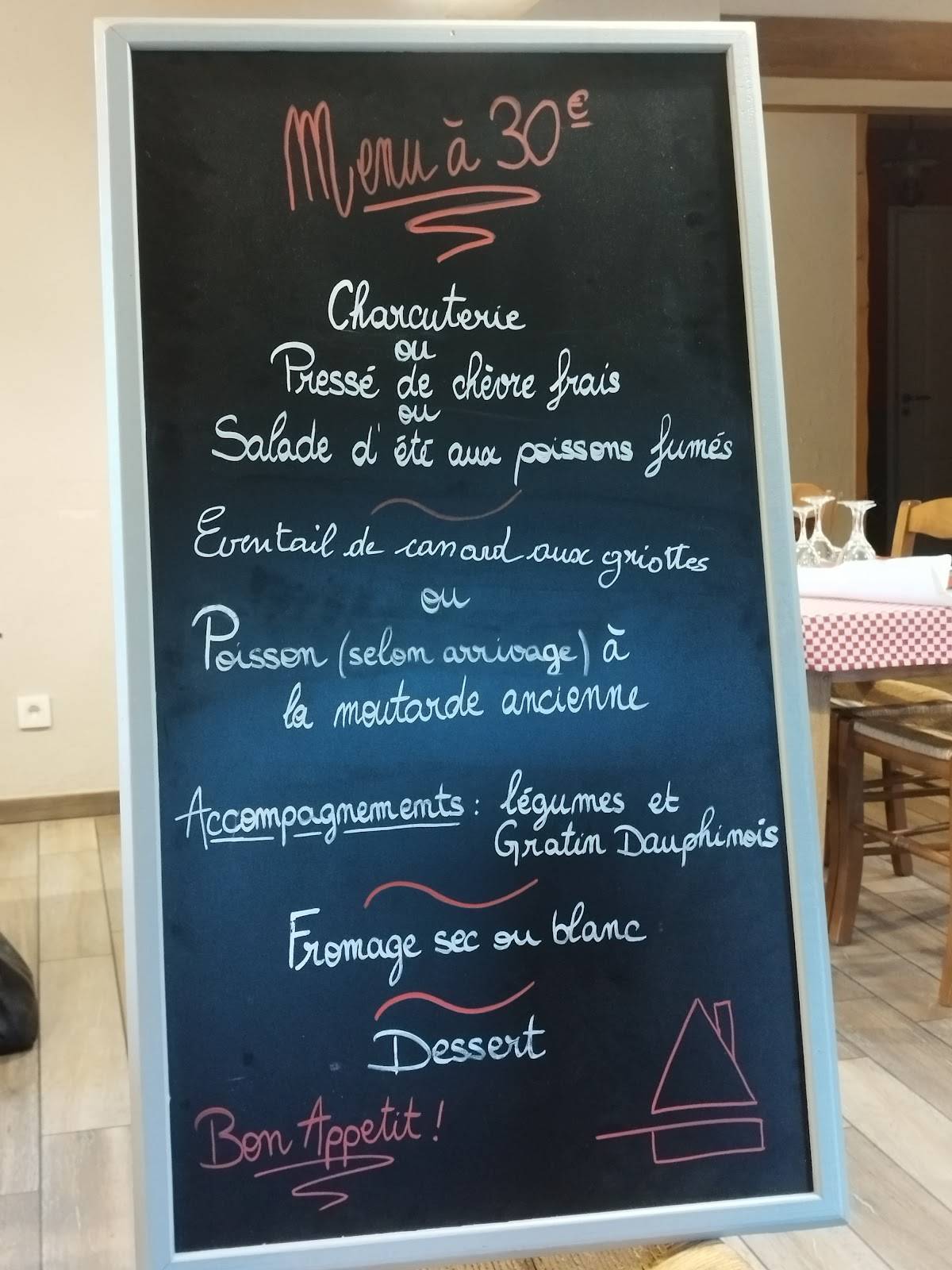 Menu au Restaurant Le Cevenol, Saint-Bonnet-de-Mure