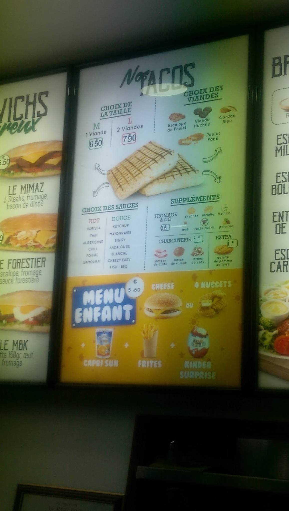 Menu au Le Mistral Bobigny restaurant, Bobigny