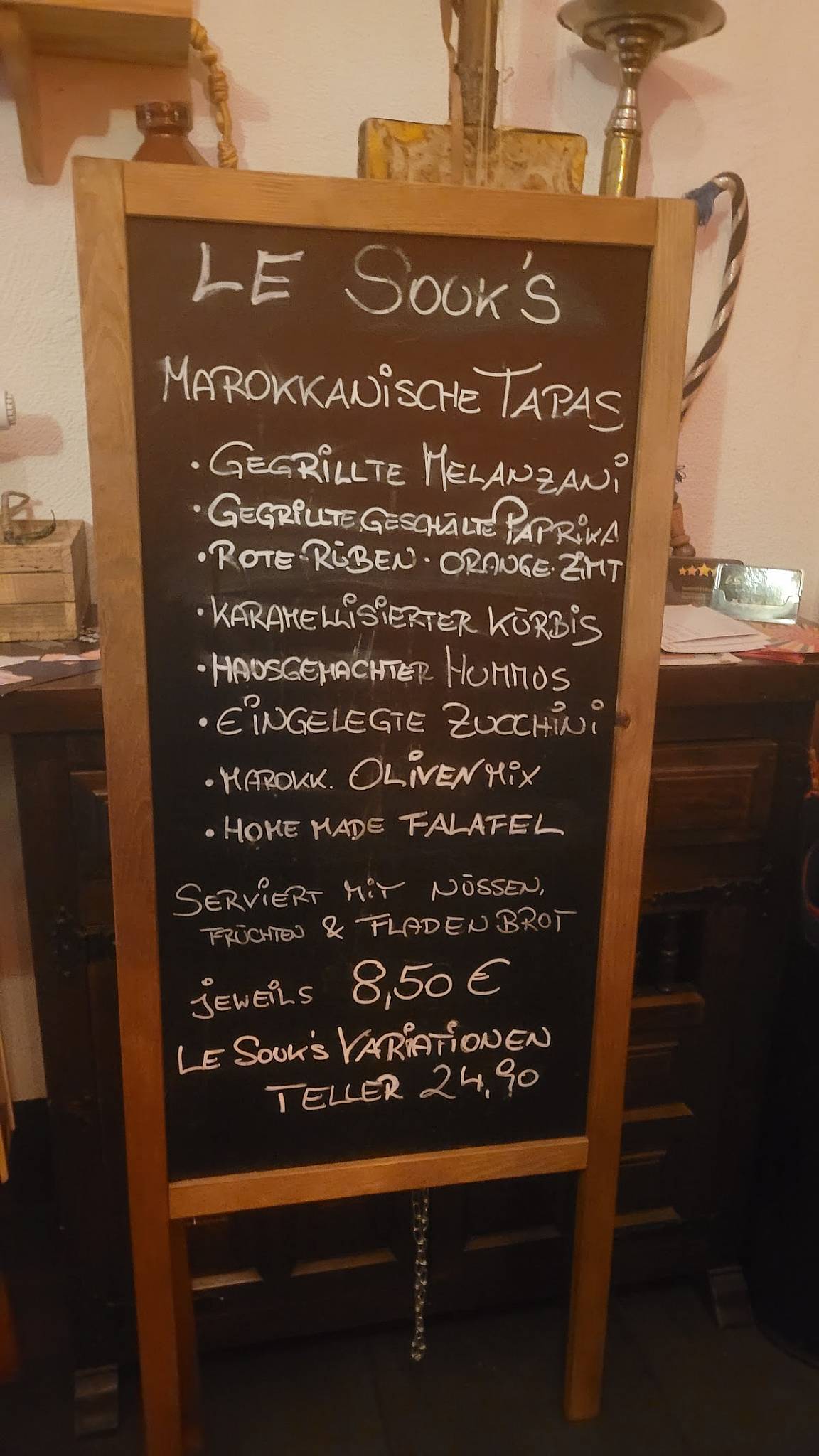 Speisekarte von Le Souk restaurant, Klagenfurt am Wörthersee