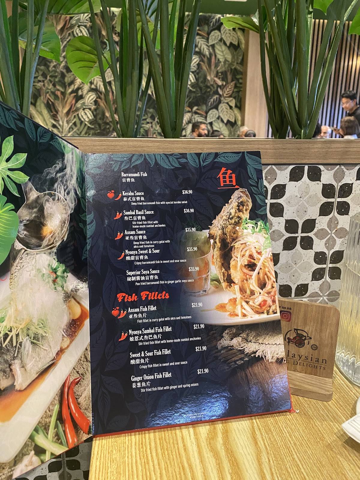 Menu at Malaysian Dining Delights restaurant, Parkwood